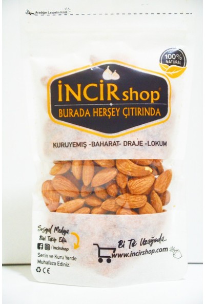 İNCİR SHOP Badem Kavrulmuş 500 gr İNCİR SHOP Badem Kavrulmuş 500 gr