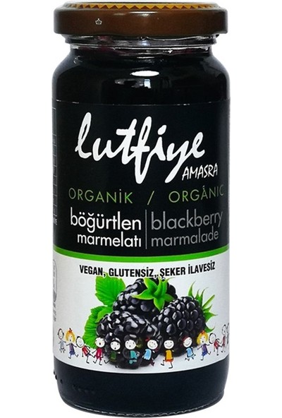 Lütfiye Lutfiye Organik Böğürtlen Marmelatı 280 gr Lütfiye Lutfiye Organik Böğürtlen Marmelatı 280 gr