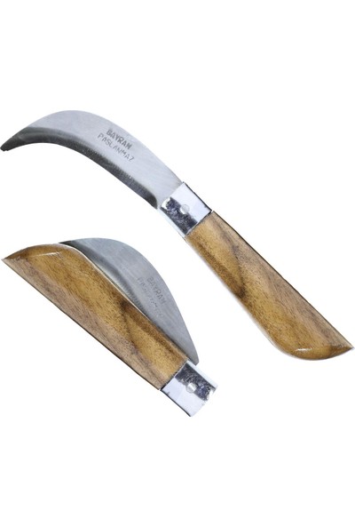 Baylan Paslanmaz Eğri Uçlu Bıçak Ara Çakısı Bağ Aşı Bıçağı 20 cm No:2 Baylan Paslanmaz Eğri Uçlu Bıçak Ara Çakısı Bağ Aşı Bıçağı 20 cm No:2