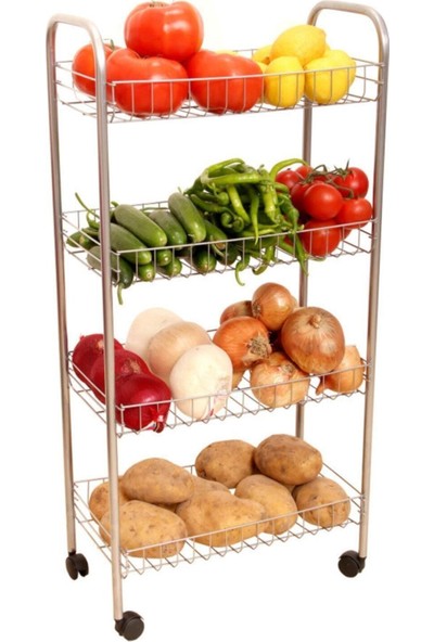 Metaltex 4 Katlı Sebzelik