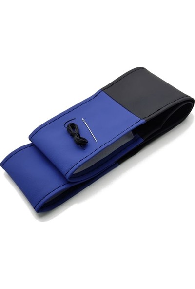 Gürler Dikmeli Deri Direksiyon Kılıfı Iki Renkli Mavi Siyah Soft Esnek Kokusuz Standart 38cm Gürler Dikmeli Deri Direksiyon Kılıfı Iki Renkli Mavi Siyah Soft Esnek Kokusuz Standart 38cm