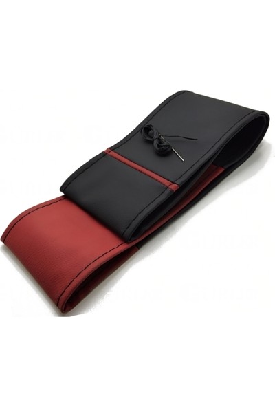 Gürler Dikmeli Deri Direksiyon Kılıfı Iki Renkli Yüzüklü Bordo Siyah Standart 38cm Gürler Dikmeli Deri Direksiyon Kılıfı Iki Renkli Yüzüklü Bordo Siyah Standart 38cm