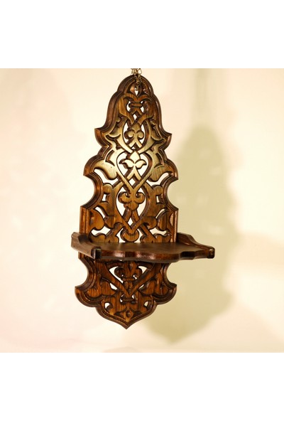 Sağlar El Sanatları Oyma Duvar Aplik Mumluk Fenerlik Çıralık