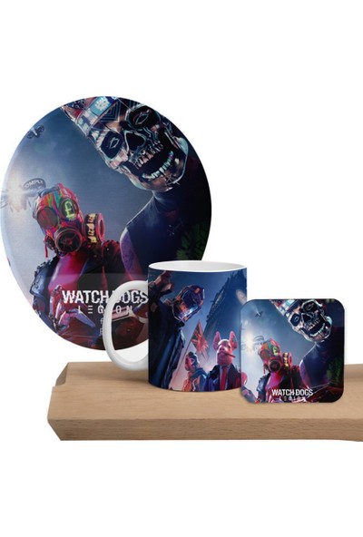 Flipped Watch Dogs Zoom Kupa, Mousepad ve Bardak Altlıklı Hediye Seti Flipped Watch Dogs Zoom Kupa, Mousepad ve Bardak Altlıklı Hediye Seti