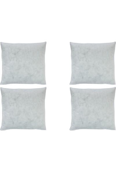 Konforcu 4'lü %100 Boncuk Silikonlu Kırlent Iç Yastık 60X60 Konforcu 4'lü %100 Boncuk Silikonlu Kırlent Iç Yastık 60X60