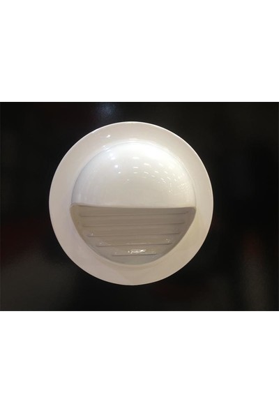 Temmenfez Doğal Gaz Duvar Çıkışı Kep Menfez Panjur 100 mm Beyaz Temmenfez Doğal Gaz Duvar Çıkışı Kep Menfez Panjur 100 mm Beyaz