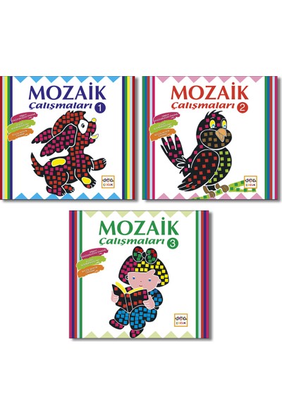 Mozaik Çalışmaları 3 Kitap - 5 Yaş