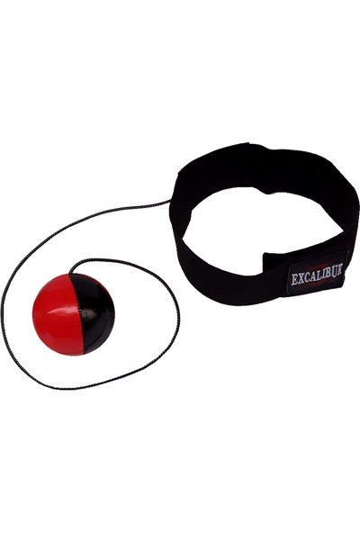 Excalibur Lastikli Boks Reflex Kafa Topu Kırmızı Siyah Excalibur Lastikli Boks Reflex Kafa Topu Kırmızı Siyah