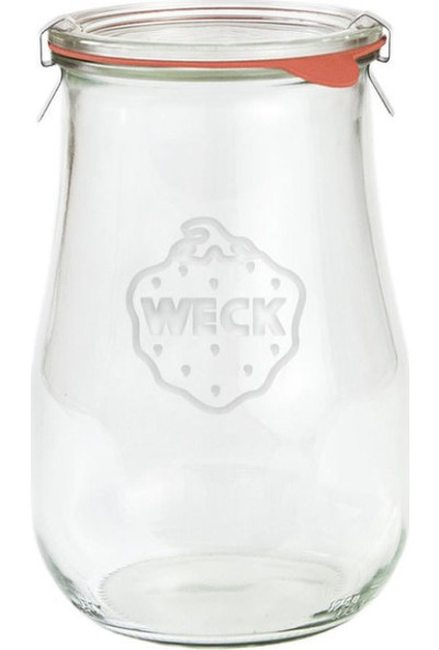Weck 1750 ml Lale Cam Saklama Kavanozu Weck 1750 ml Lale Cam Saklama Kavanozu