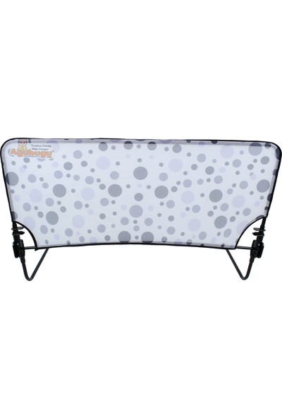 Agubugu Baby - Gri Puantiye Desenli Yatak Bariyeri 120CM8683052321419