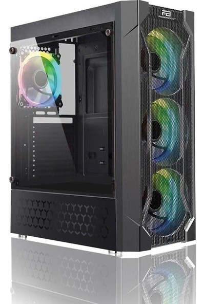Power Boost VK-P06B 550w USB3.0 Siyah Double Ring RGB Fan Meshed Kasa (JBST-VKP06B) Power Boost VK-P06B 550w USB3.0 Siyah Double Ring RGB Fan Meshed Kasa (JBST-VKP06B)