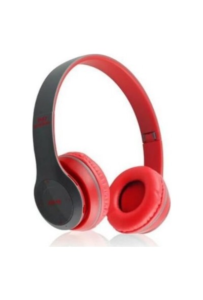 P47 Kırmızı Renk Wireless Kulaklık