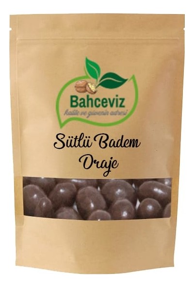Bahceviz Sütlü Çikolatalı Badem 500 gr Bahceviz Sütlü Çikolatalı Badem 500 gr