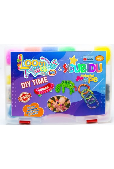 Loom Twister Scubidu Bileklik Yapma Kiti Loom Twister Scubidu Bileklik Yapma Kiti