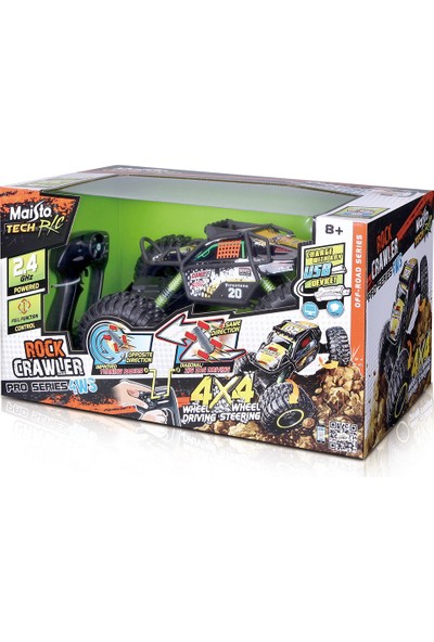 Maisto Rock Crawler Pro Series 4WS Kumandalı Araba 81334 Maisto Rock Crawler Pro Series 4WS Kumandalı Araba 81334