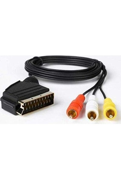 OEM Scart 3 Rca Kablo DVD VCD Televizyon Kablo OEM Scart 3 Rca Kablo DVD VCD Televizyon Kablo