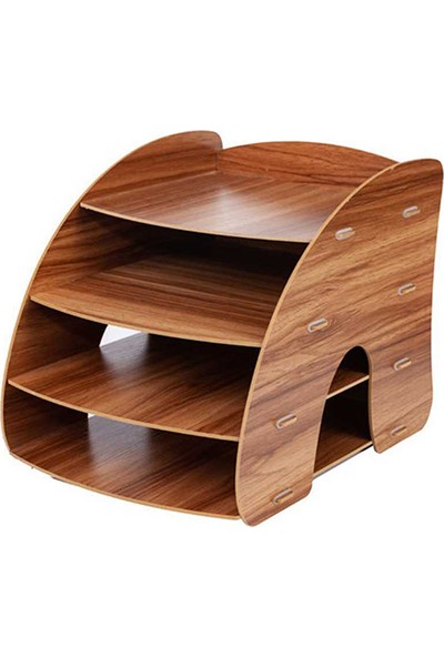 A4 Evrak Rafı Masaüstü Organizer Dosya Düzenleyici Ahşap Organizer-5 A4 Evrak Rafı Masaüstü Organizer Dosya Düzenleyici Ahşap Organizer-5