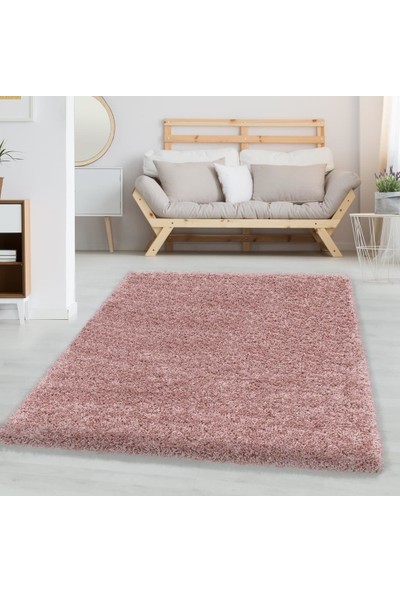 Ayyıldız Halı Shaggy Halı Salon Halısı Yumuşak Yüksek Havlı Düz Rose Pembe Renklerde Ayyıldız Halı Shaggy Halı Salon Halısı Yumuşak Yüksek Havlı Düz Rose Pembe Renklerde