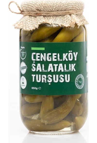 Sıralı Çengelköy Salatalık Turşusu 650 gr Sıralı Çengelköy Salatalık Turşusu 650 gr