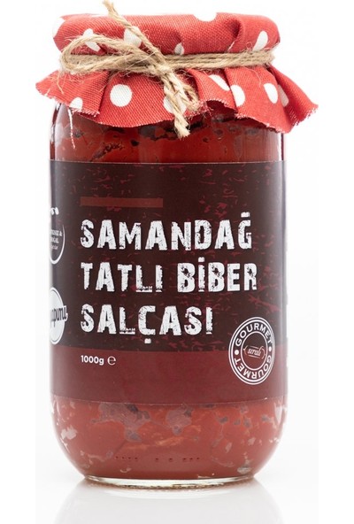 Sıralı Samandağ Tatlı Biber Salçası 1000 gr Sıralı Samandağ Tatlı Biber Salçası 1000 gr