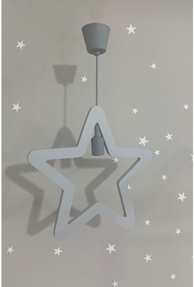 Jaju Baby Gri Yıldız Avize \ Aydınlatma