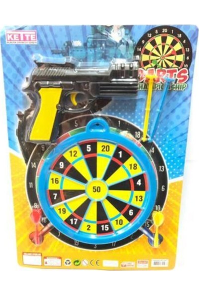 Kette Dart ve Plastik Ok Atan Tabanca Kette Dart ve Plastik Ok Atan Tabanca