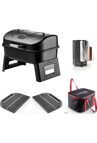 Guruss Go & Grill Barbekü Mangal Mega Pack Guruss Go & Grill Barbekü Mangal Mega Pack