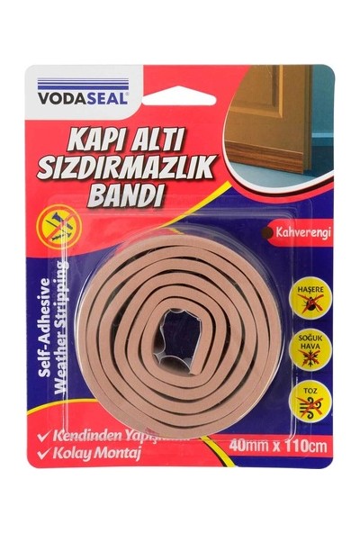 Vodaseal Kapı Altı Sızdırmazlık Bandı Kahve Vodaseal Kapı Altı Sızdırmazlık Bandı Kahve