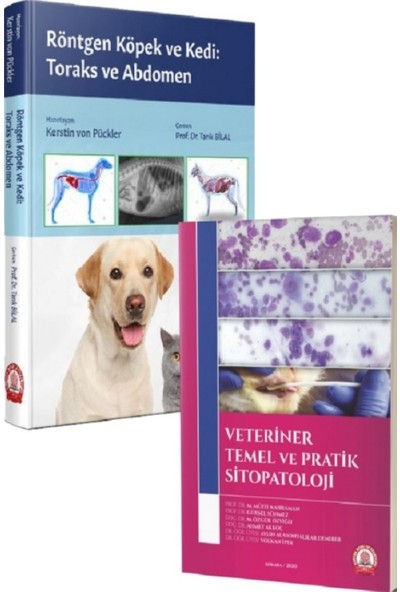 Röntgen Köpek ve Kedi - Veteriner Sitopatoloji 2'li Set - Kerstin Von Pückler Röntgen Köpek ve Kedi - Veteriner Sitopatoloji 2'li Set - Kerstin Von Pückler