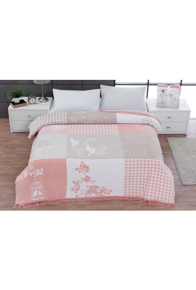 Dolce Bonita Home Rene 200 x 220 cm Pamuklu Çift Kişilik Battaniye