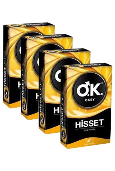 Okey Hisset Prezervatif 10'lu x 4 Okey Hisset Prezervatif 10'lu x 4