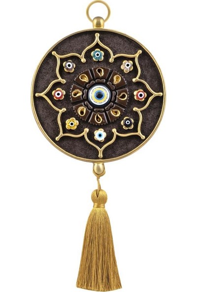 Fidex Home dekoratif Nazarlık Tekli Kahverengi