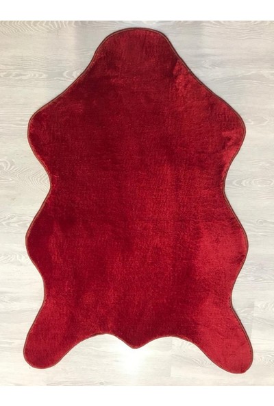 Halıser Kırmızı Kaymaz Taban Dekoratif Post Halı 100 x 140 Halıser Kırmızı Kaymaz Taban Dekoratif Post Halı 100 x 140