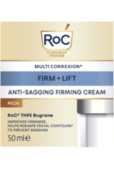 Roc Sarkma Karşıtı Sıkılaştıcı Bakım Kremi Zengin Formül 50 ml Roc Sarkma Karşıtı Sıkılaştıcı Bakım Kremi Zengin Formül 50 ml