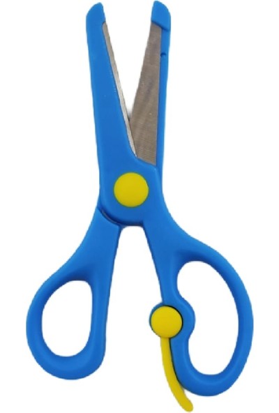 Osaka Korumalı Küt Uçlu Öğrenci Makası Mavi