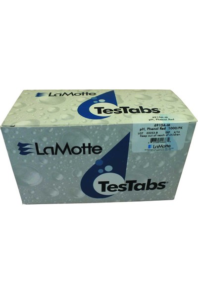 Havuz Marketi Phenol Red Ph Ölçümü Için Yedek Tablet (50 Adet)
