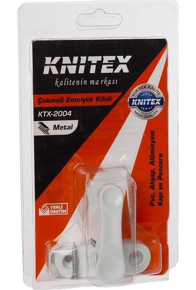 Yuma Knitex Çekmeli Metal Emniyet Kilidi KTX2004 Yuma Knitex Çekmeli Metal Emniyet Kilidi KTX2004