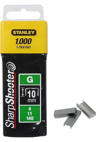 Stanley ST1TRA706T Zımba Teli 10 mm 1000 Adet