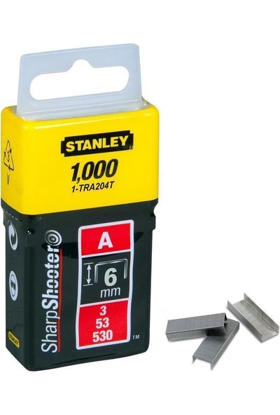 Stanley ST1TRA204T Zımba Teli 6 mm 1000 Adet