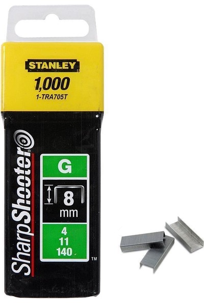 Stanley ST1TRA705T Zımba Teli 8 mm 1000 Adet