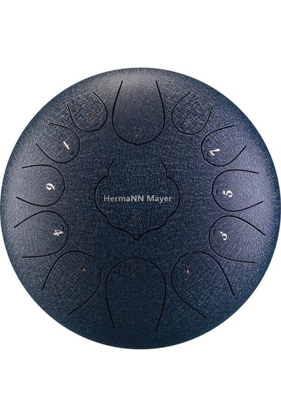 Hermann Mayer 12 Inç 13 Ses Tongue Drum - Antrasit Hermann Mayer 12 Inç 13 Ses Tongue Drum - Antrasit