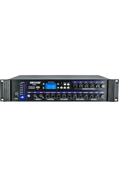 Dexun D-400 500 Watt Hat Trafolu 6 Bölgeli Zonlu Amfi Dexun D-400 500 Watt Hat Trafolu 6 Bölgeli Zonlu Amfi