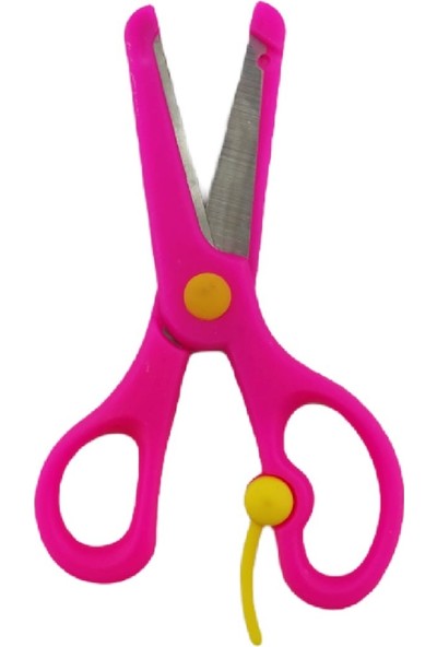 Osaka Korumalı Küt Uçlu Öğrenci Makası Pembe