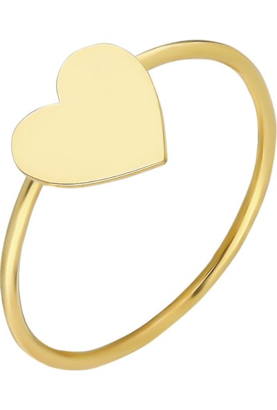 Glorria Altın Kalp Yüzük Glorria Altın Kalp Yüzük