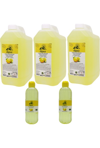 Ilgaz Limon Kolonyası 5 Lt 3 Adet + Limon Kolonyası 420 ml 2 Adet