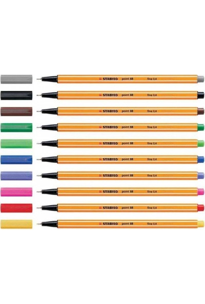 Stabilo Point Fineliner Kalem 10 Adet Stabilo Point Fineliner Kalem 10 Adet