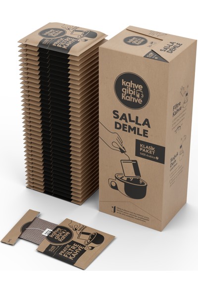 Kahvegibikahve Salla Demle Filtre Kahve 36'lı Klasik Paket