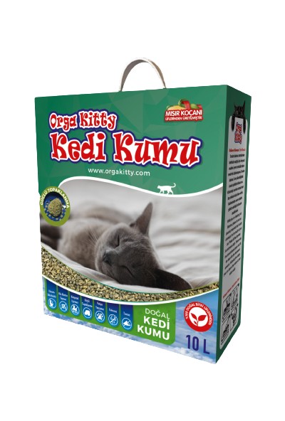 Orga Kitty Topaklanan Granül Kedi Kumu 10 Lt Orga Kitty Topaklanan Granül Kedi Kumu 10 Lt