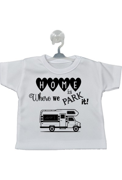 Biresimden Motokaravan Temalı Vantuzlu Araba Mini Tişört Biresimden Motokaravan Temalı Vantuzlu Araba Mini Tişört