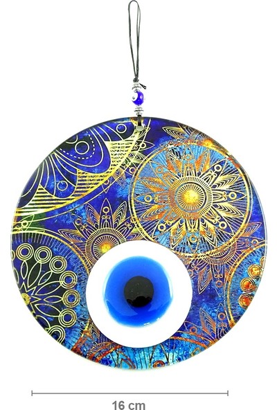 Soa Gift 16X16CM Güneş Desenli Cam Füzyon Nazarlık Soa Gift 16X16CM Güneş Desenli Cam Füzyon Nazarlık